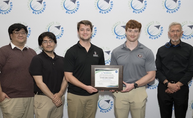 UGA student team wins award in NASA competition - College of Engineering